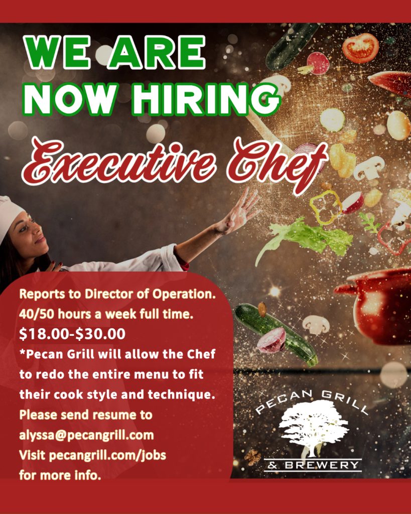 Jobs – Pecan Grill & Brewery